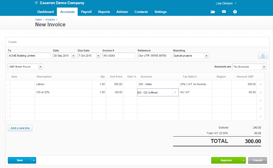Accounting for CIS - Caseron Cloud Accounting